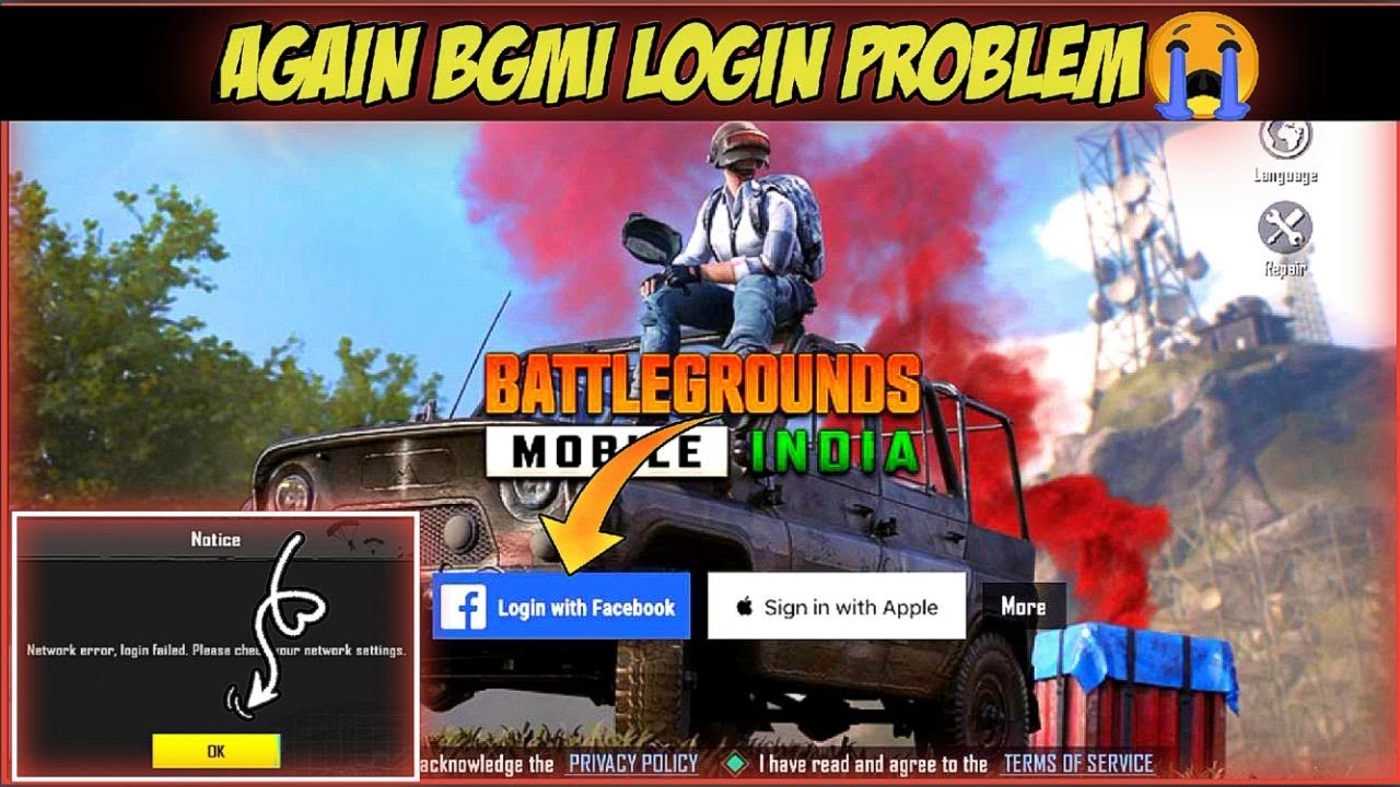 BGMI Login Problem😭 BGMI login Network Problem !! Any Solution?? BGMI ...