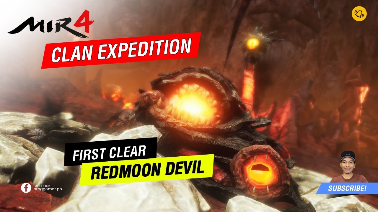 MIR4 FIRST CLEAR CLAN EXPEDITION - REDMOON DEVIL | MIR4 | PLAY-TO-EARN ...