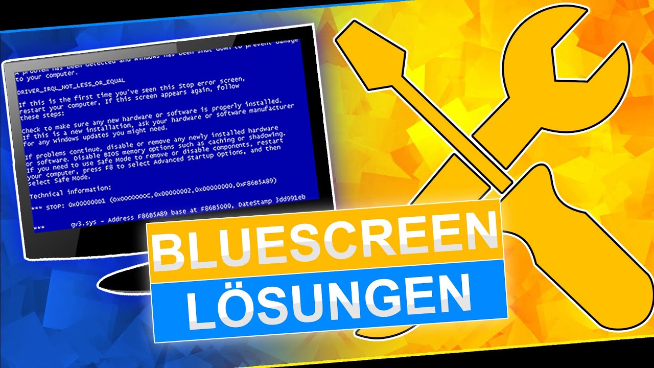 HILFE! - Bluescreen FEHLER beheben! | Windows 10 (deutsch) - YouTube
