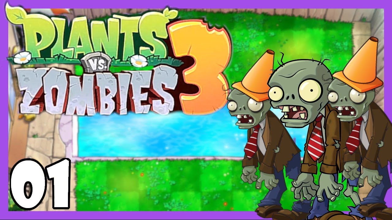 plants vs zombies 3 gameplay walkthrough the backyard part 1 - YouTube