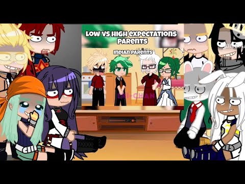 Pro heroes, LOV, and Class 1A react to Low VS High Expectations || mha/bnha || Gacha Club/Life || 