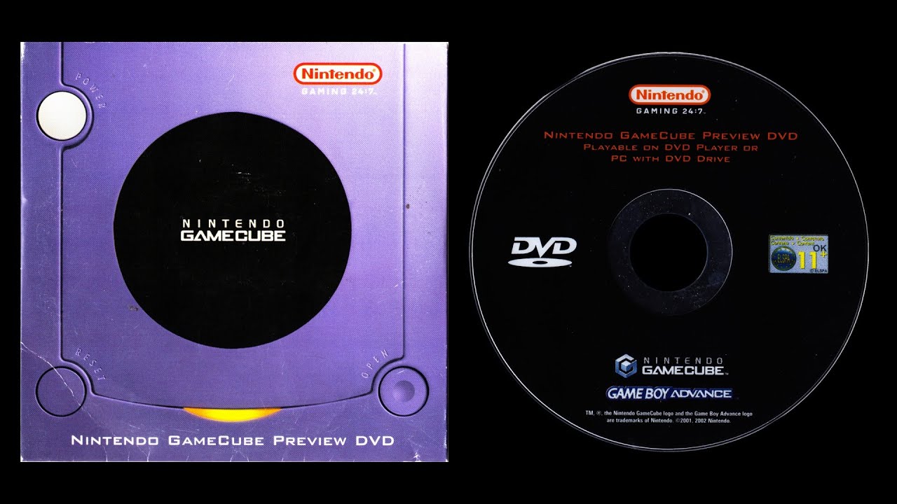 Nintendo Gamecube Preview DVD - 2002 - YouTube