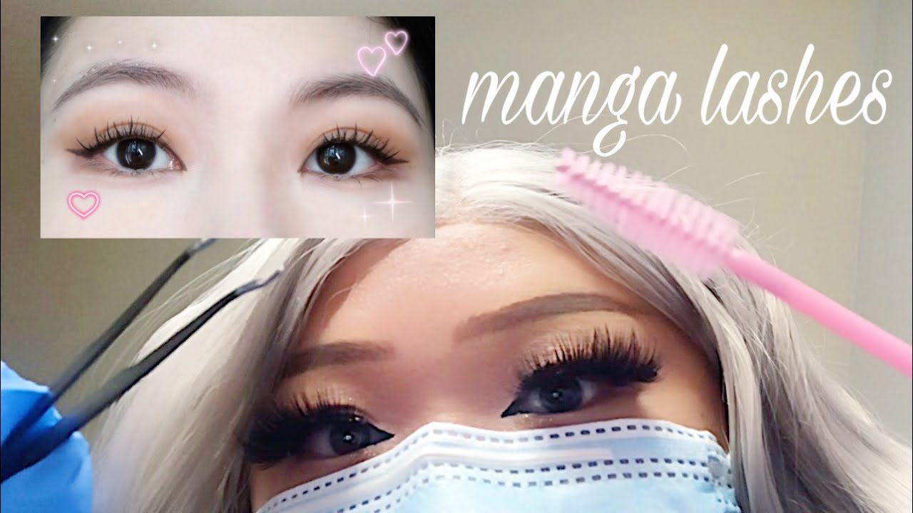 ASMR Doing Your Douyin/Manga Eyelash Extensions For A Date! 💆🏼‍♀️💗👁 ...