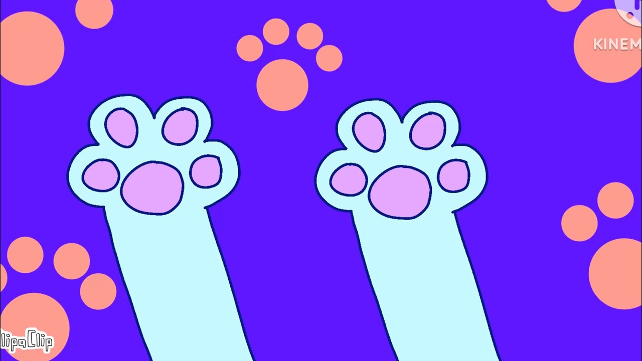 Random cat paw animation ;) - YouTube