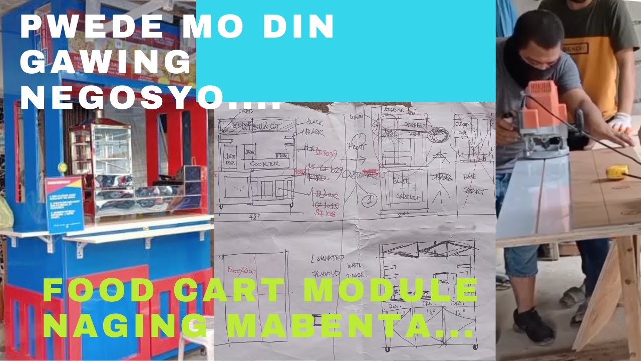 STEP BY STEP HOW TO MAKE FOOD CART MODULE + LIST OF MATERIALS ...