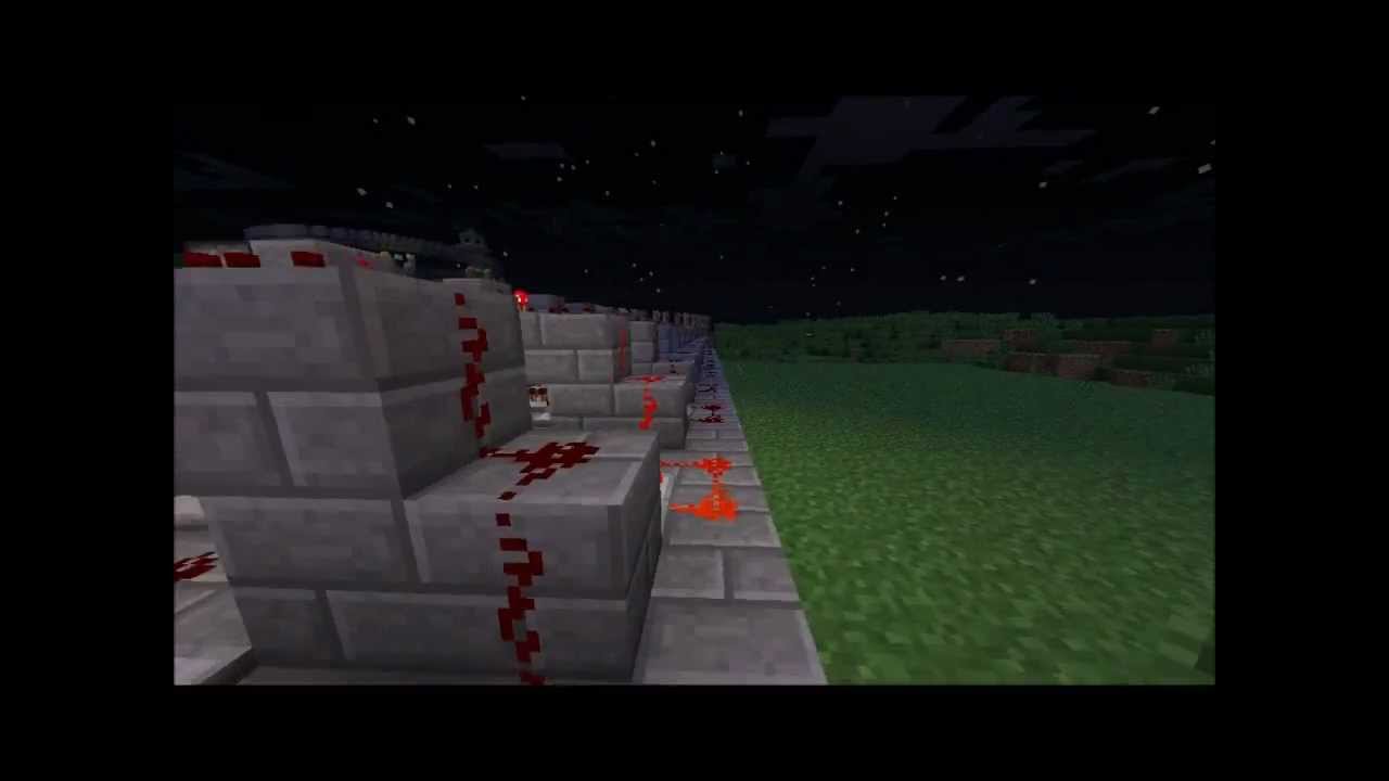 MINECRAFT - Redstone Automatic Block Conveyor Belt - YouTube