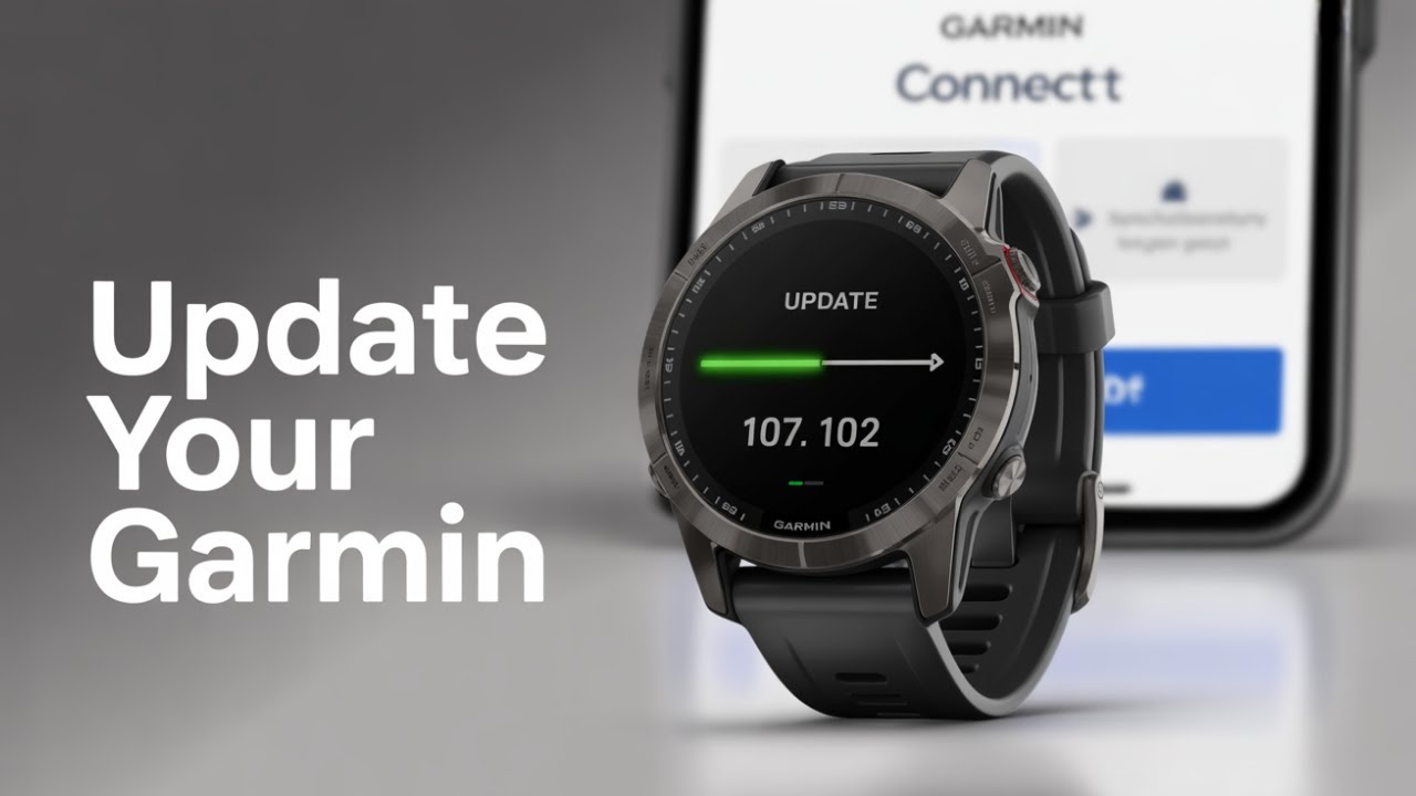 How To Update Garmin Watch Software - simple way - YouTube