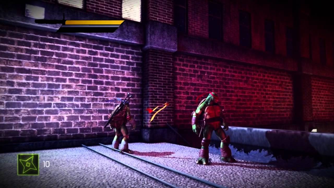TMNT Out of the Shadows - Invisible Turtles glitch - YouTube