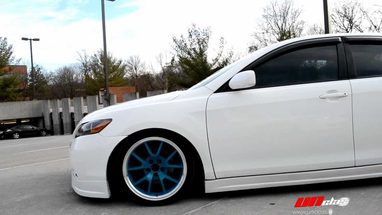 Team UNclassified Featured Car - Son's Slammed Camry HD - YouTube