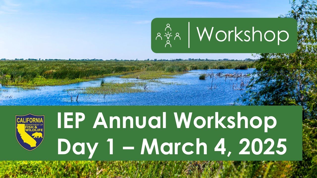CDFW - IEP Workshop March 4, 2025 - YouTube