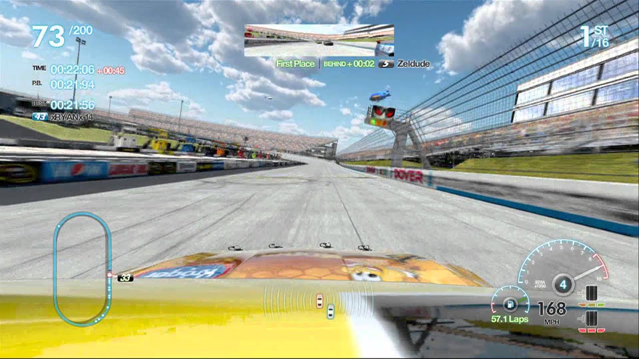 Full Throttle Racing League Race at dover - YouTube