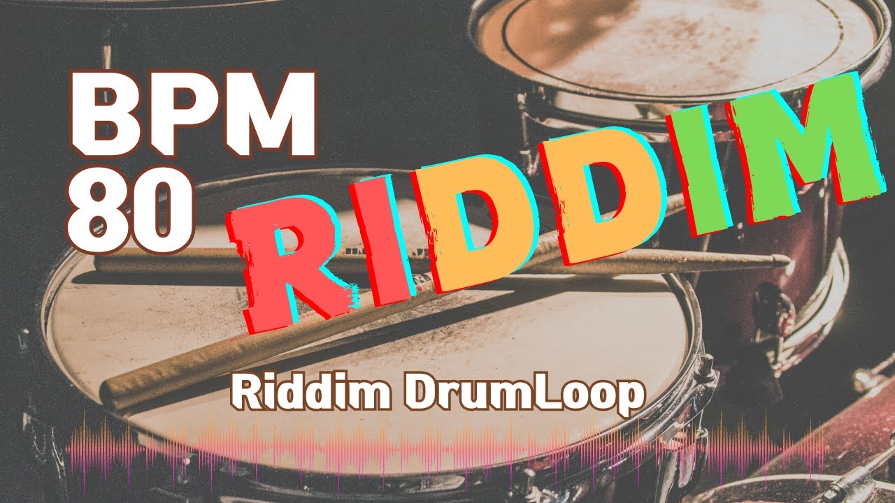 Riddim Drum Loop Practice Tool 80bpm - YouTube Music