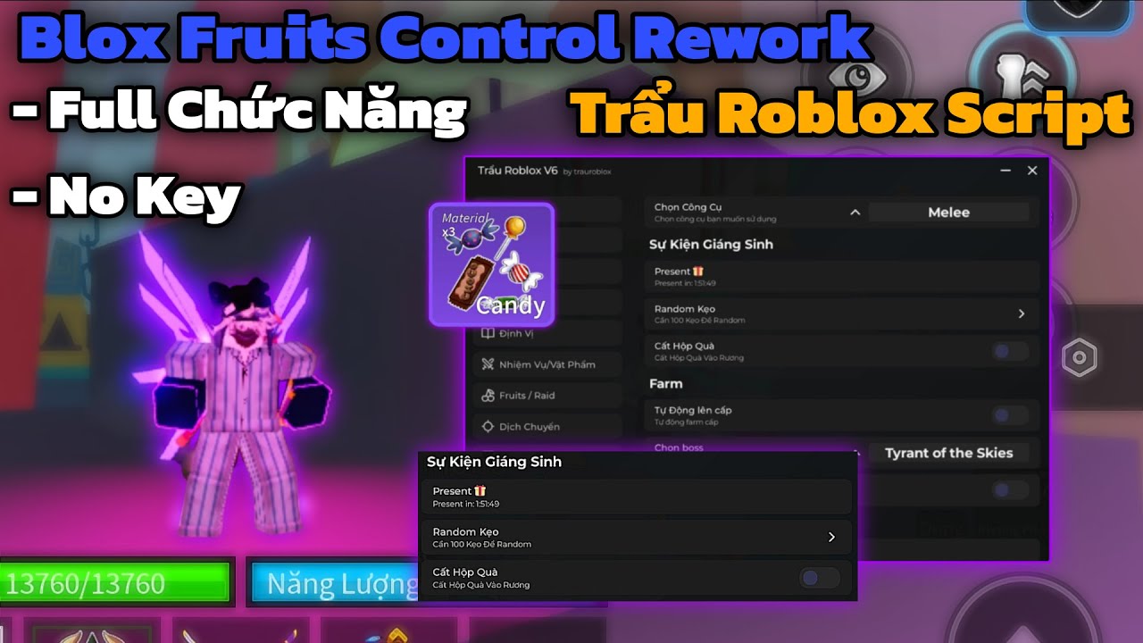 [FREE] Blox Fruits Control Rework - Trẩu Roblox Script Menu Full Tiếng ...
