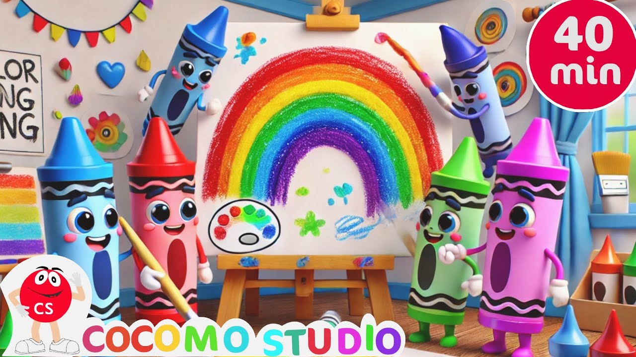 Colors Finger Family - Learn Colors with the Finger Family Nursery ...