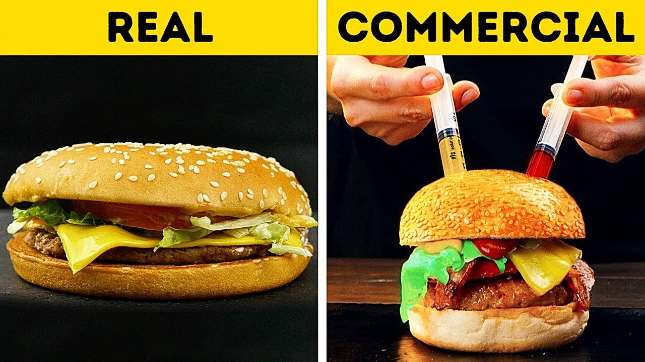 Food Commercial Tricks To Blow Your Mind - YouTube