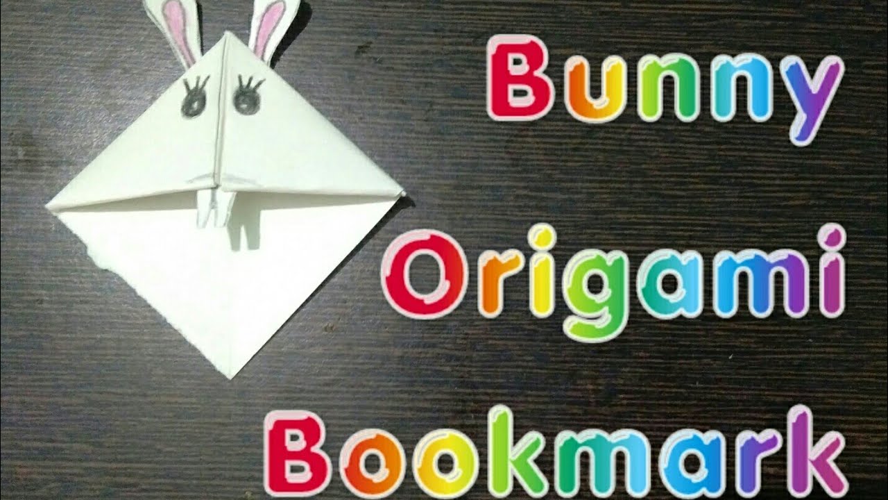 How To make bunny Bookmark - YouTube