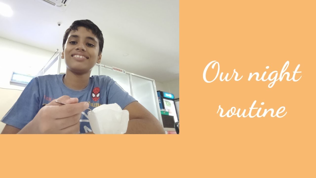our night routine - YouTube