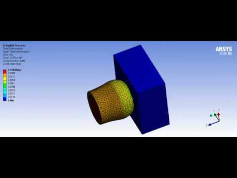 Bullet Crash with Ansys - YouTube