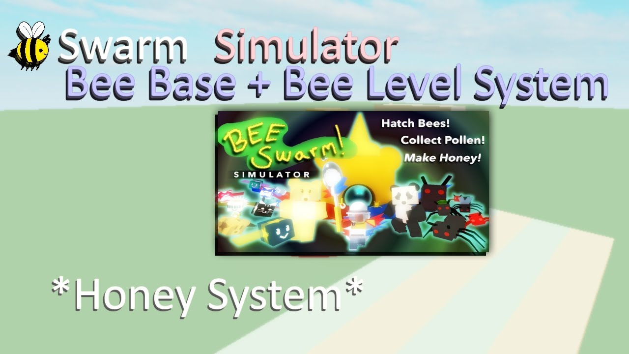 Bee Swarm Simulator Bee Base, Honey, & Level System | Roblox - YouTube