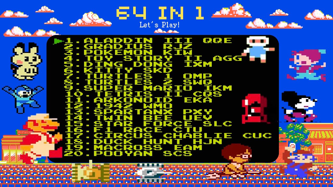 Infinite Play : NES 64 in 1 Games in One - YouTube