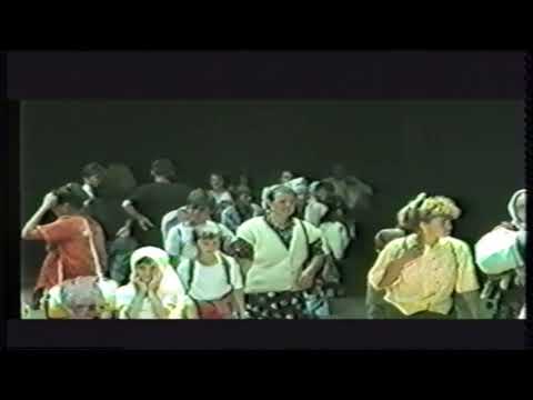 Snimak izlaska Selme Musić na slobodnu teritoriju kod Kladnja
