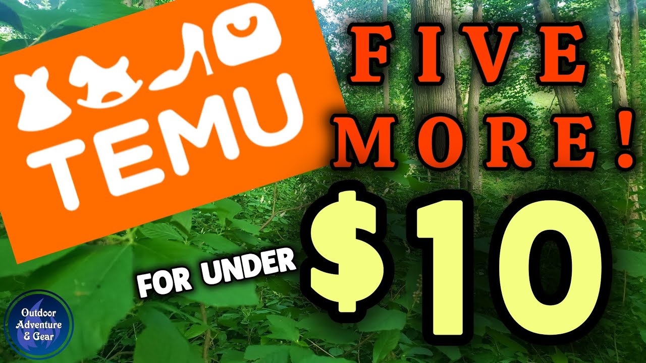 Budget-Friendly Camping Gear: 5 Amazing Temu Products Under $10 - YouTube