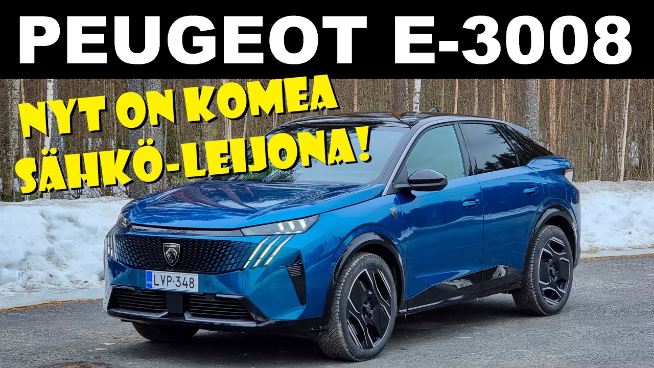 2024 Peugeot E-3008 koeajo - Uuden sukupolven Stellantis-sähköauto ...