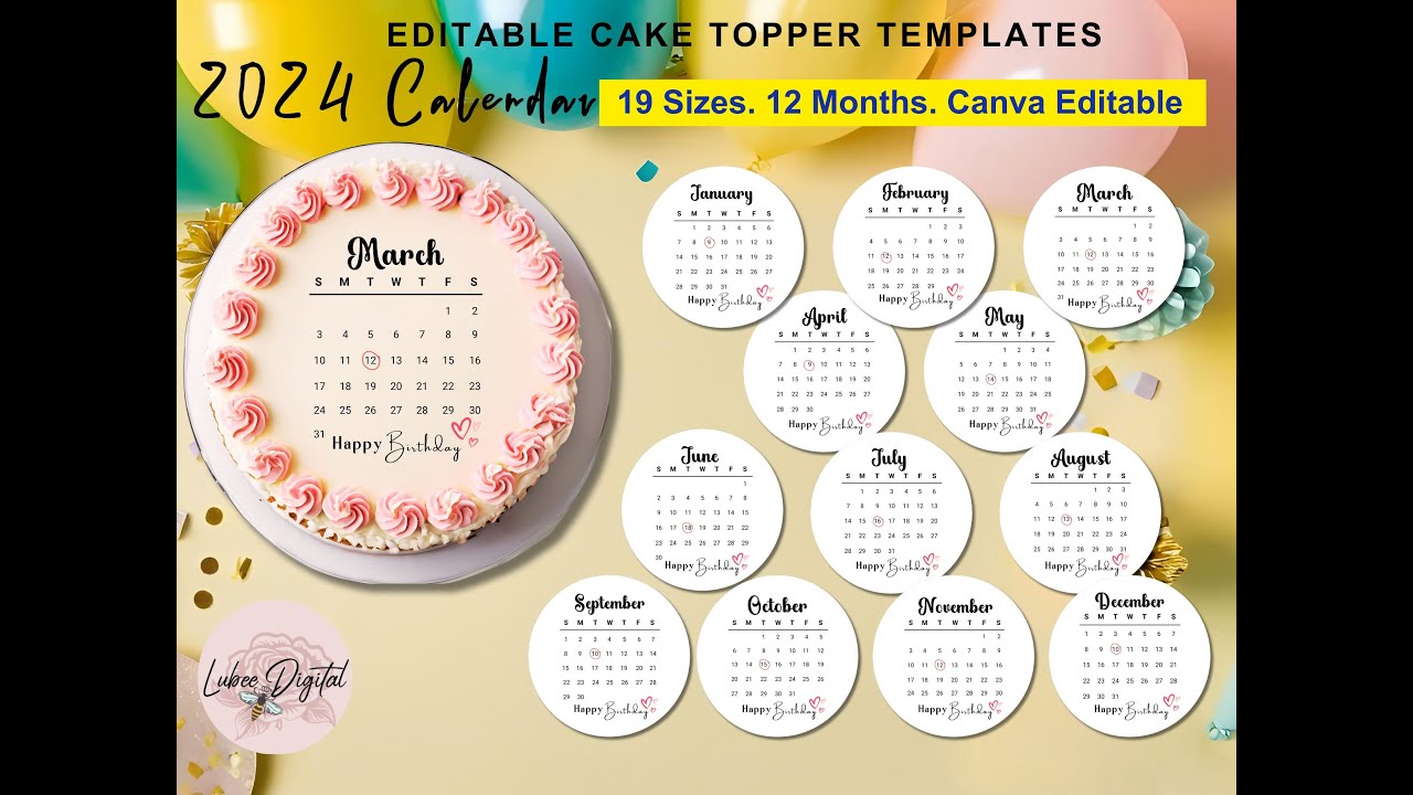 How To Edit Calendar Cake Template On Canva Burn Away Calendar Cake How To Edit Calendar Cake Template On Canva Burn Away Calendar Cake
