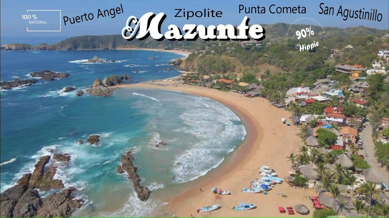 Mazunte and surrounding beaches. - YouTube