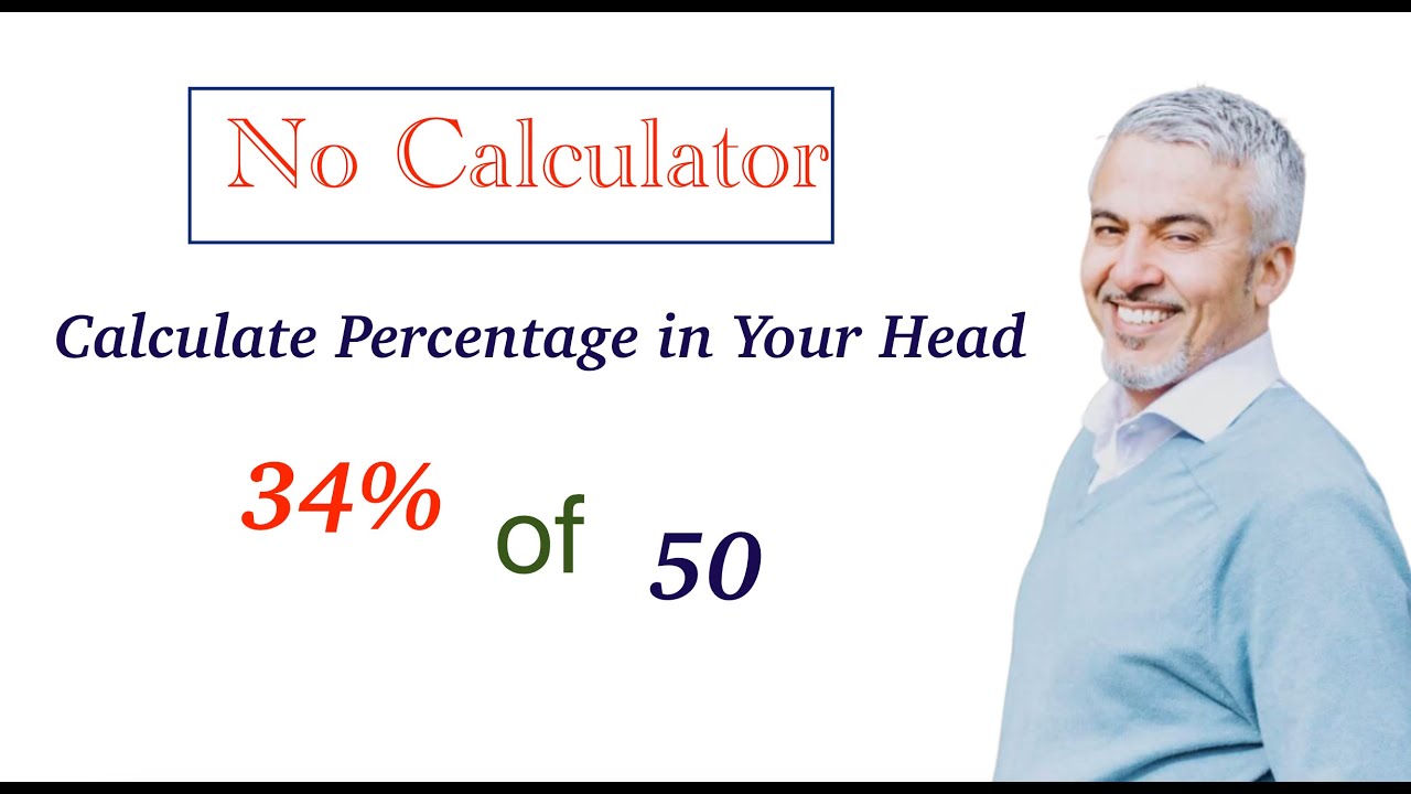 Quick Tricks to Calculate Percentages in Your Head - YouTube