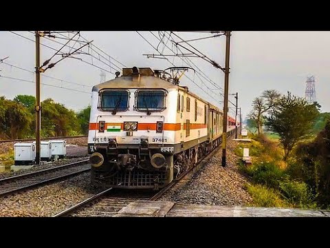 [4 in 1] High Speed LHB Train Skipping Video | Eastern Railways 🔥# ...
