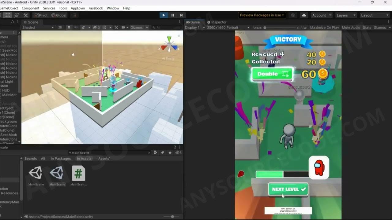 Hide and Seek Unity Game Source Code #unity #unity3d #unitydev #unitydeveloper #sourcecode - YouTube