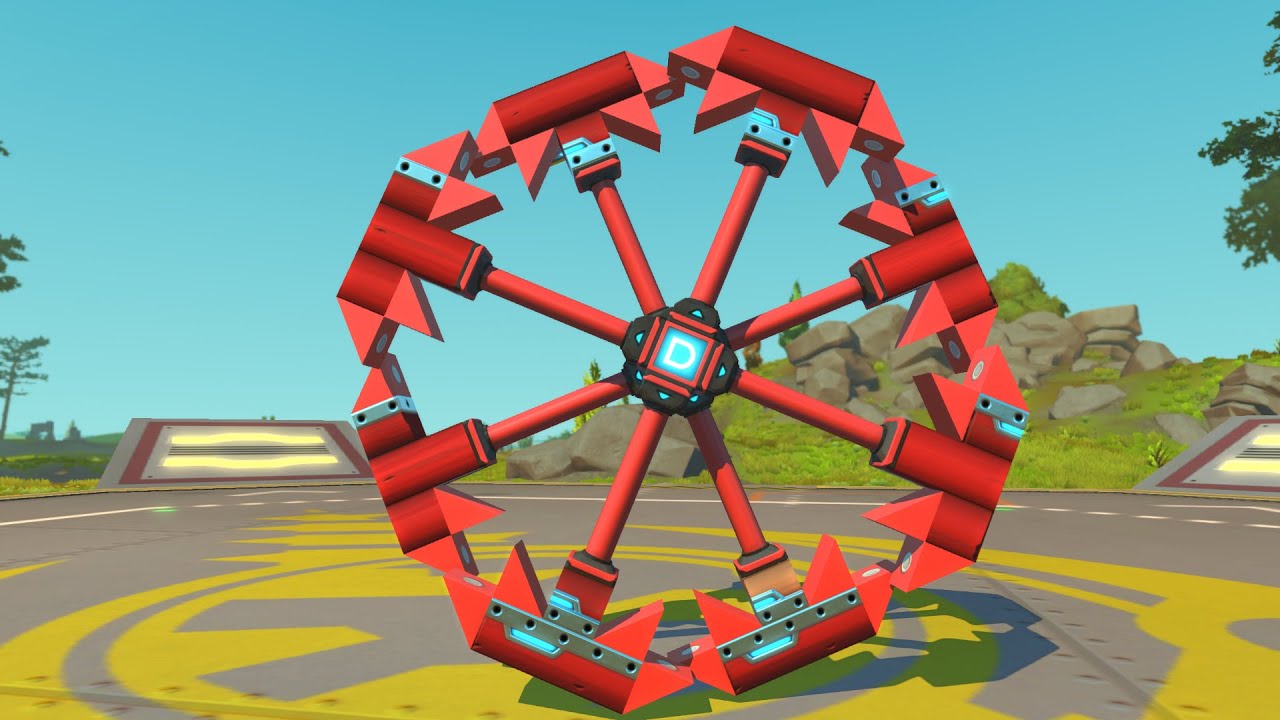 making expanding wheels in Scrap Mechanic - YouTube