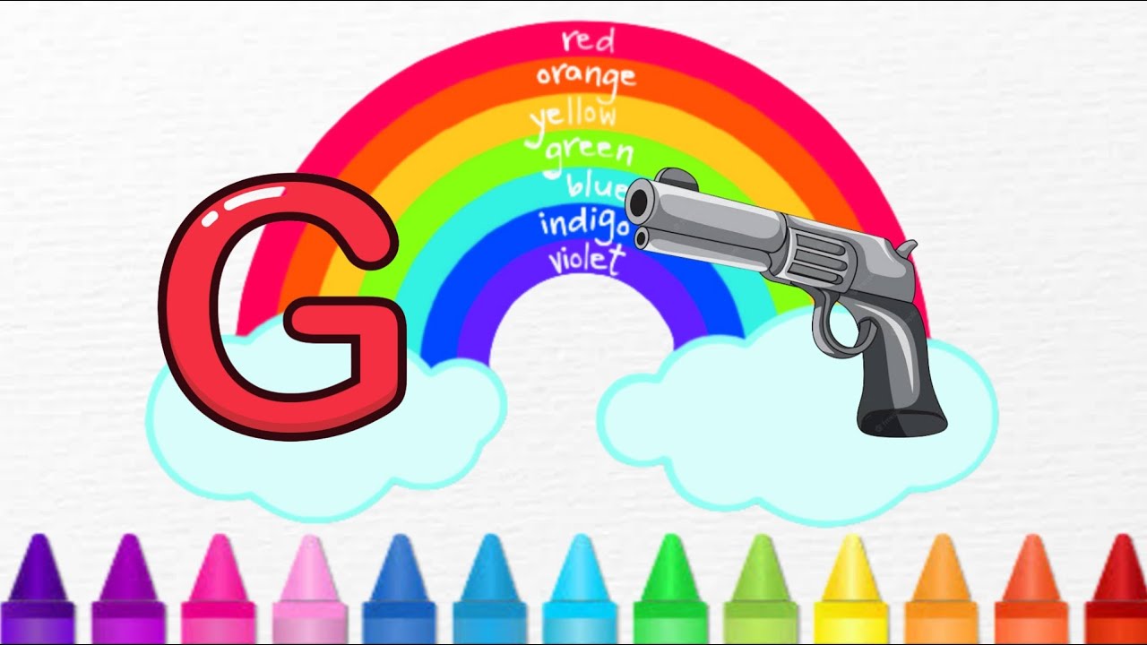 G for gun || ABCD || Learn ABCD || Learning English Alphabet || Twinkle ...