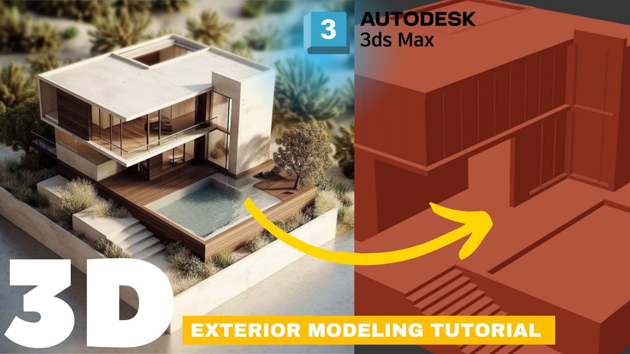 Duplex Exterior in 3Ds Max | The Fastest Way of Exterior Visualization ...
