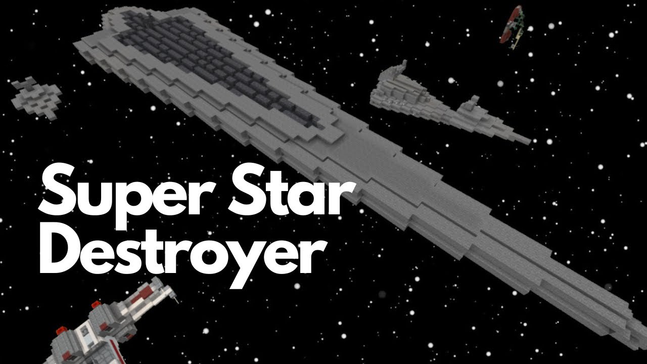 I built the Super Star Destroyer from Star Wars The Empire Strikes Back ...