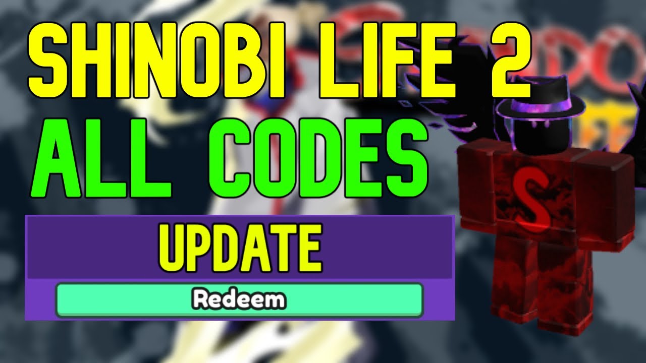 ALL Shinobi Life 2 CODES | Roblox Shinobi Life 2 Codes (April 2023 ...