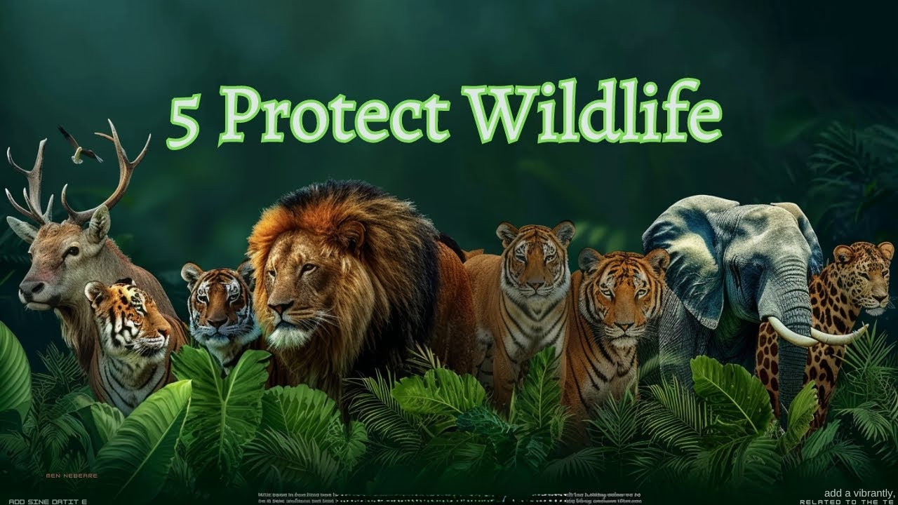5 Ways to Protect Wildlife A Comprehens - YouTube