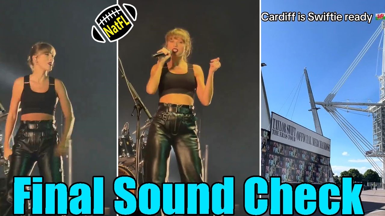 Taylor Swift's Rehearsing & final Sound Check hours before Eras Tour ...