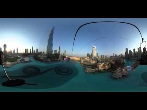 XDubai Xline Dubai Mall Ride 360 video shot with Theta S Ricoh #360video