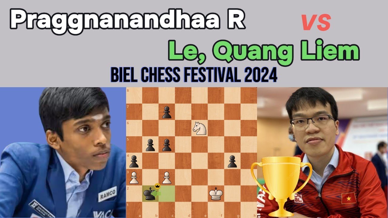 A Thrilling Chess Game at Biel Chess Festival 2024: Praggnanandhaa R vs ...