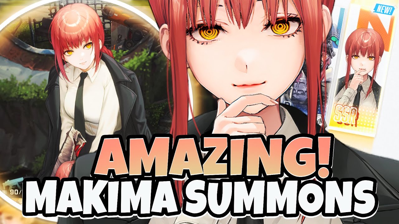 SHE LOVES ME! | NEW MAKIMA SUMMONS! | CSM X GODDESS OF VICTORY: NIKKE ...