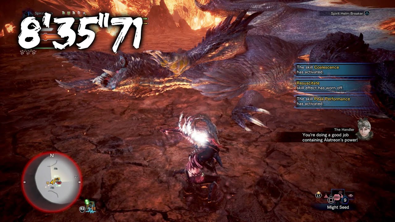 MHW Iceborne | Alatreon Long Sword Solo (Casual Speedrun) | # ...