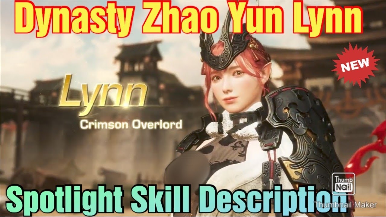 Rise Of Eros new Spotlight Skill Description for Zhao Yun Lynn. - YouTube