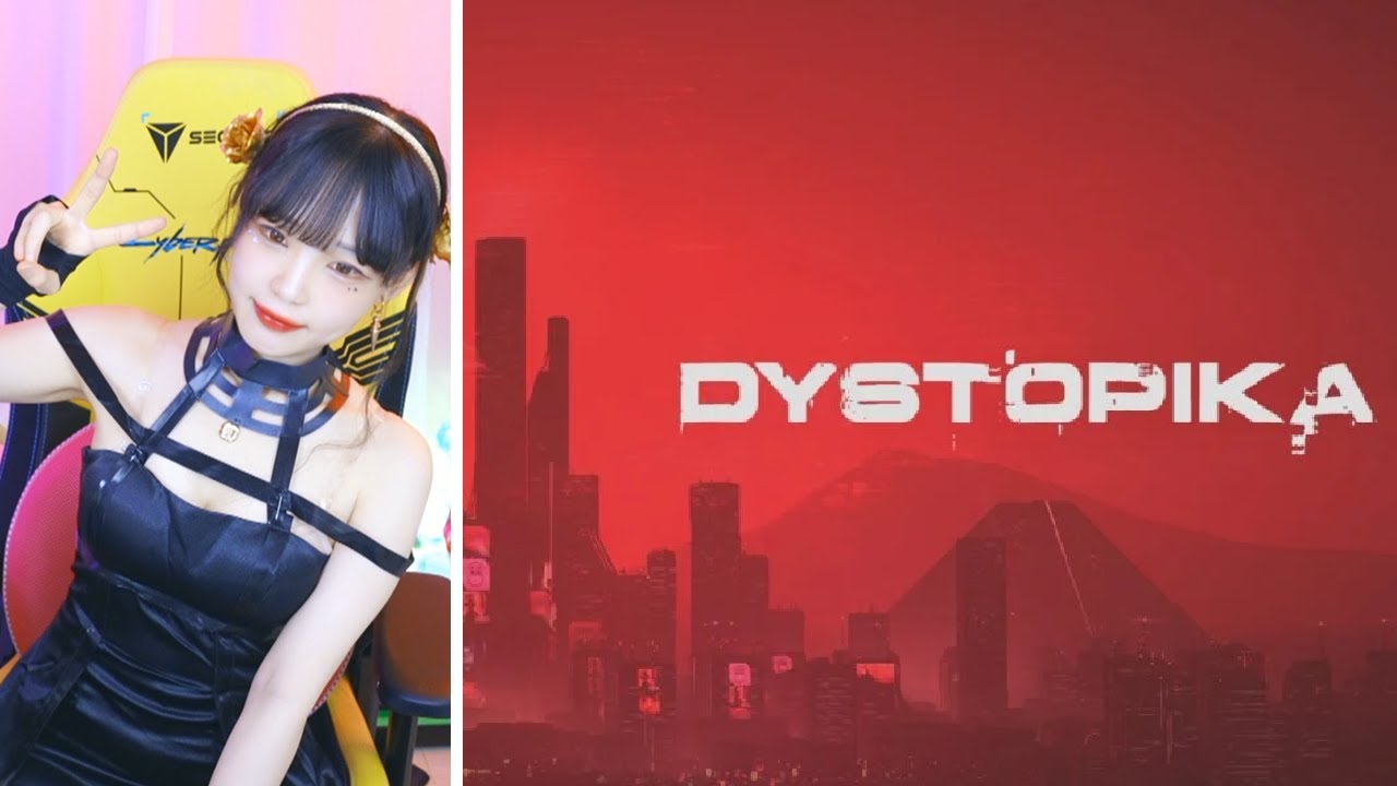 사이버펑크 세계관에서 도시를 건설하라 [Dystopika] - YouTube