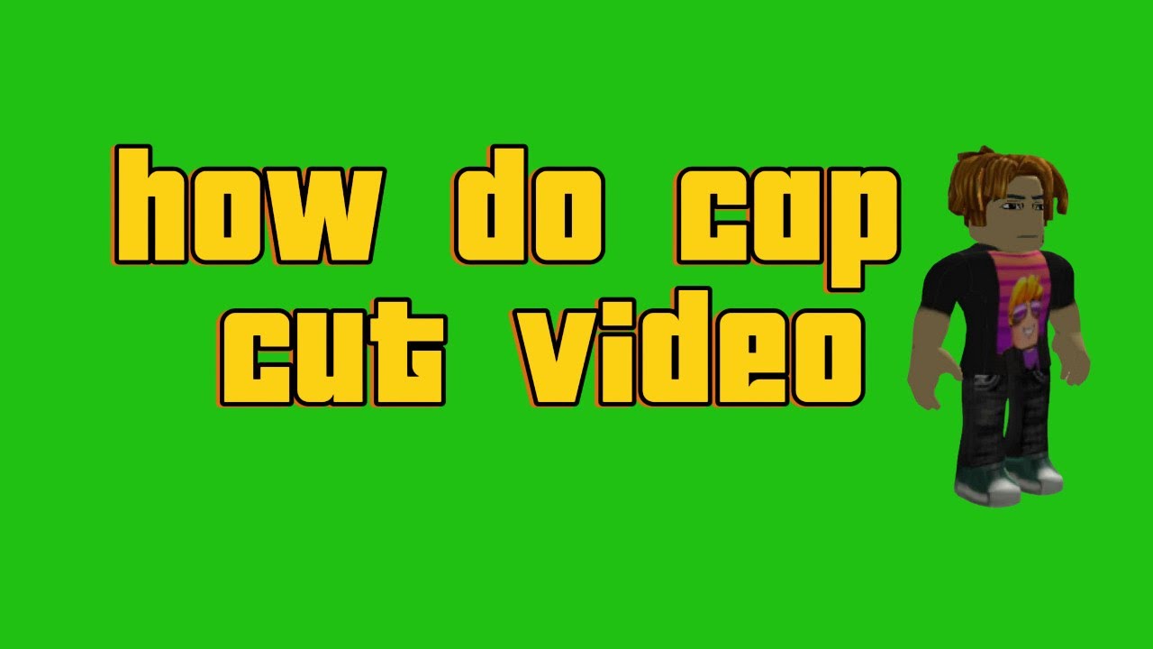 jak udělat cap cut video (tutorial) - YouTube