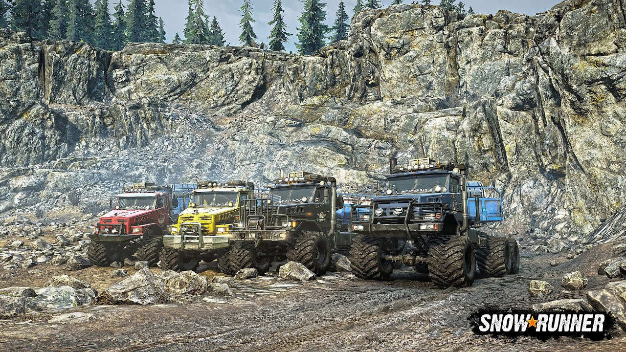 SnowRunner - Full Kadro Zorlu Maden Yollarında Yük Taşıyoruz | Paper Factory, Section C - YouTube