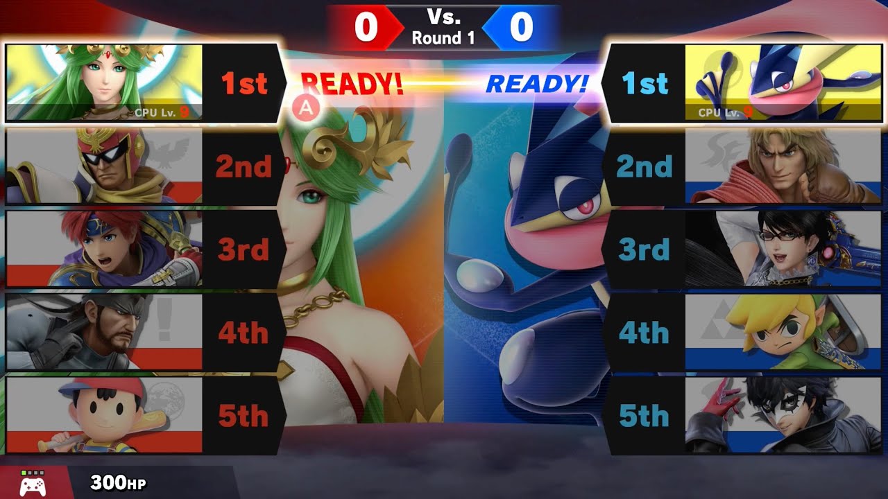 Super Smash Bros. Ultimate - Team Light vs Team Dark Squad Strike ...