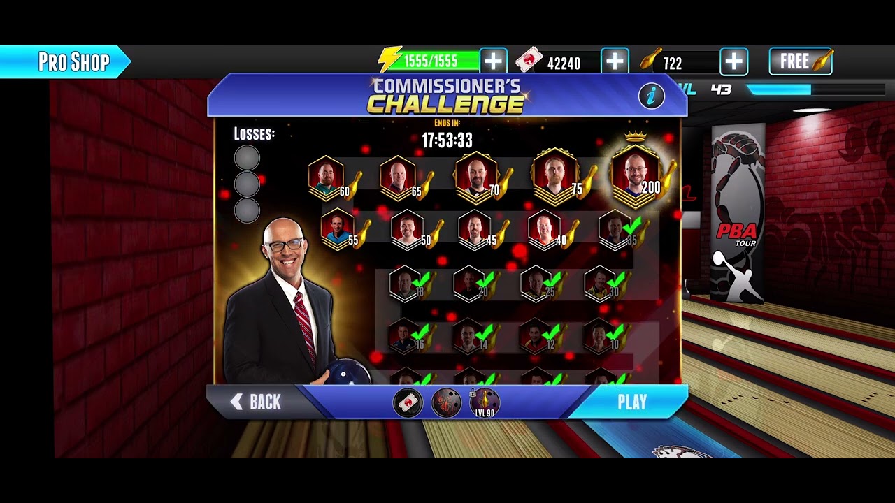 PBA Bowling Challenge - Commissioner's Challenge Part5 - YouTube