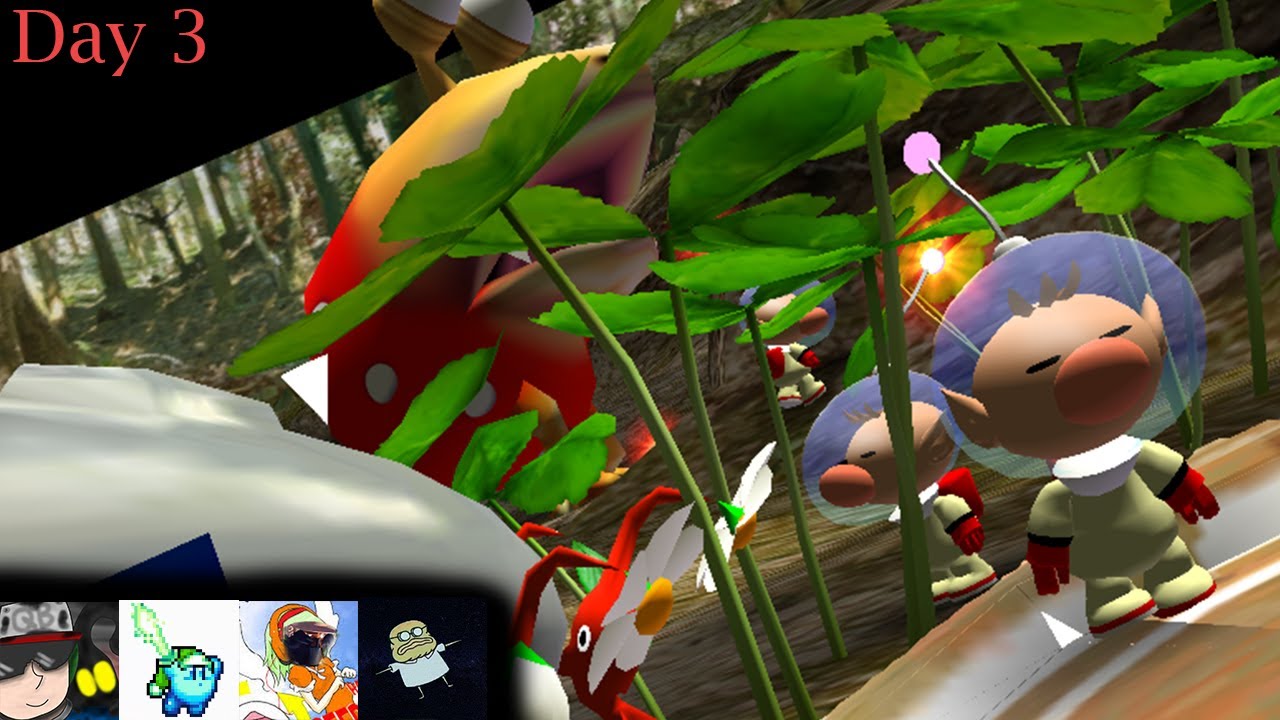 Pikmin 1 Multiplayer: Day 3, Speedrun tricks - YouTube
